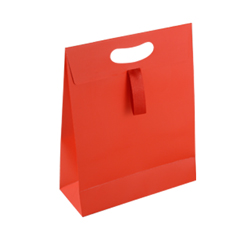 Red Paper Carrier Bags