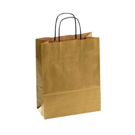 TGL722MK - Medium Gold Kraft Paper Bags